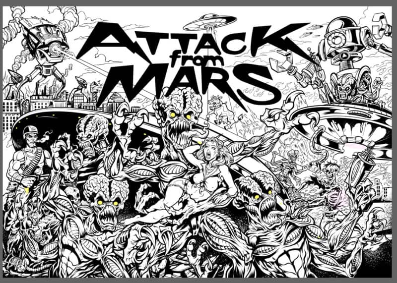 Attack From Mars Alternate Translite - Flyland Designs, Freelance ...