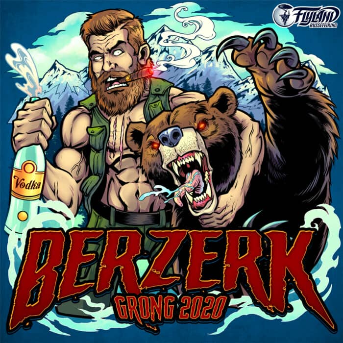 Berzerk Russ Logo - Flyland Designs, Freelance Illustration and Graphic ...