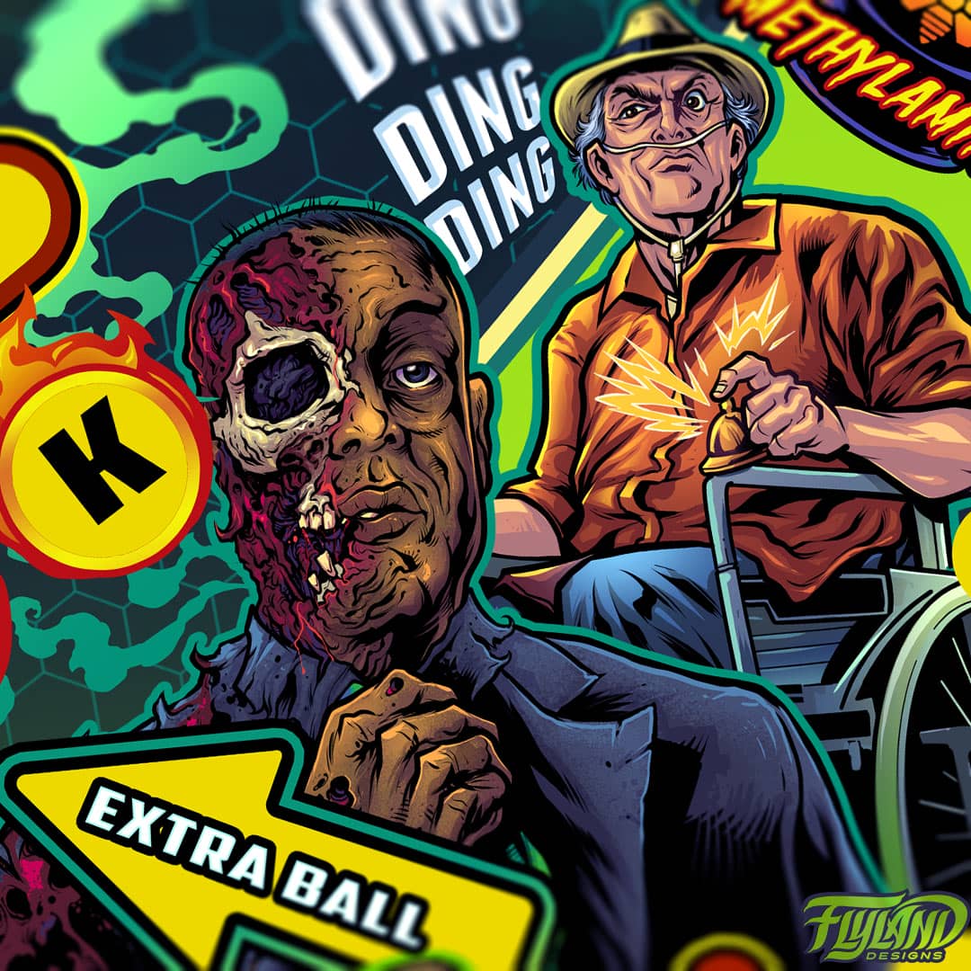 Breaking Bad Pinball Playfield Illustration - Flyland Designs ...