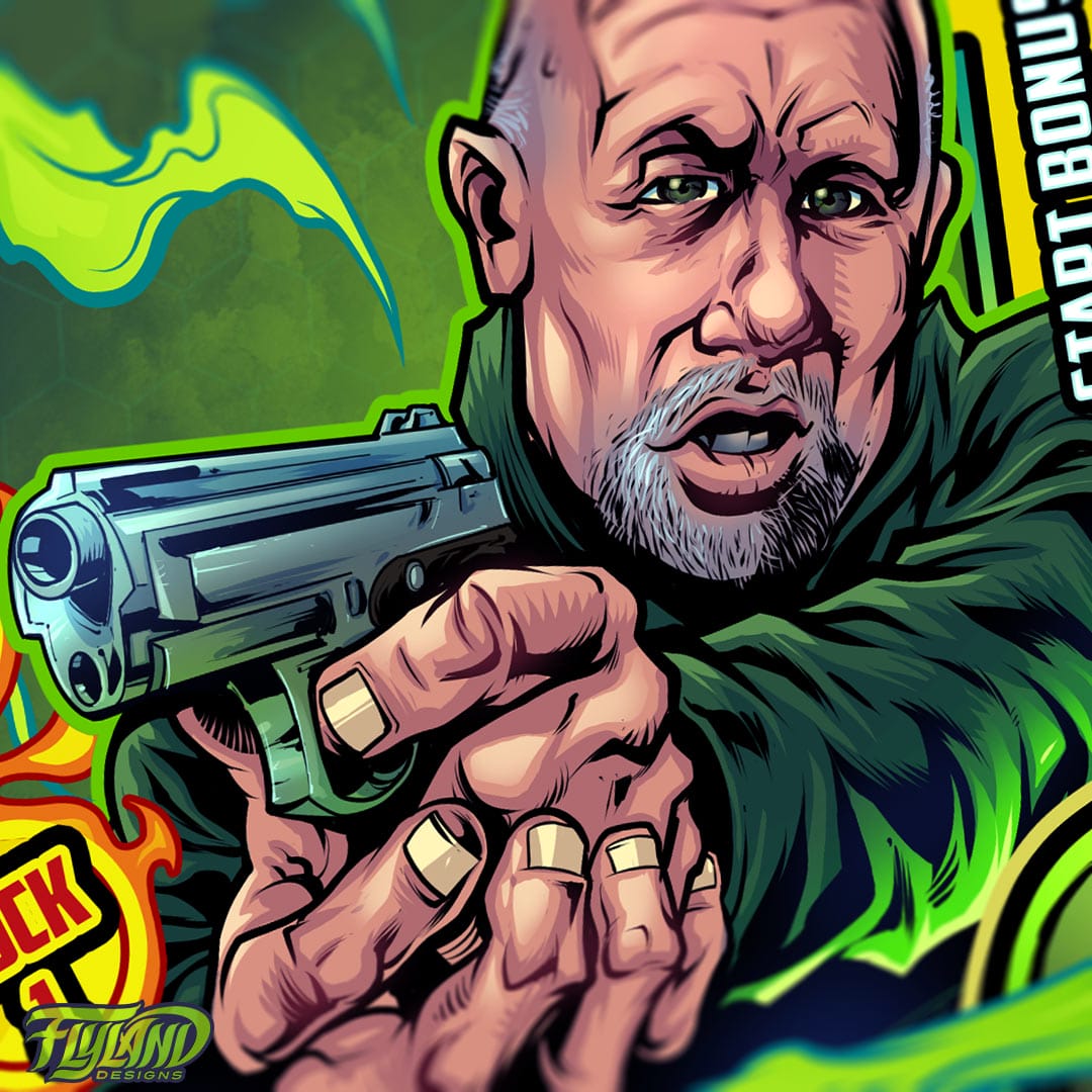 Breaking Bad Pinball Playfield Illustration - Flyland Designs ...