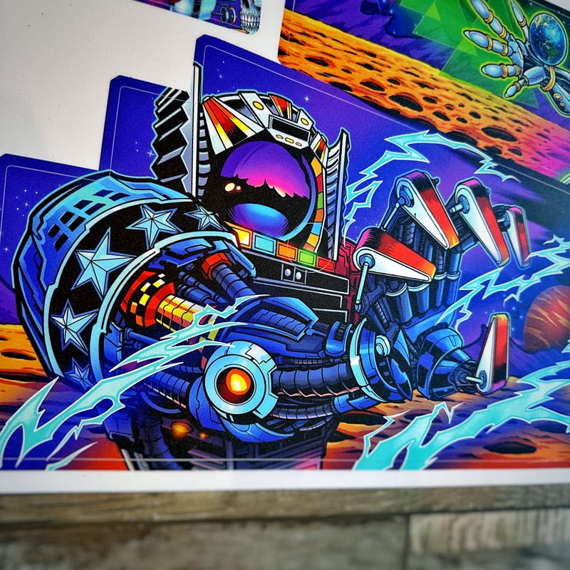 Bride of Pinbot Side Art Blades for Pinball Machines - Flyland Designs ...