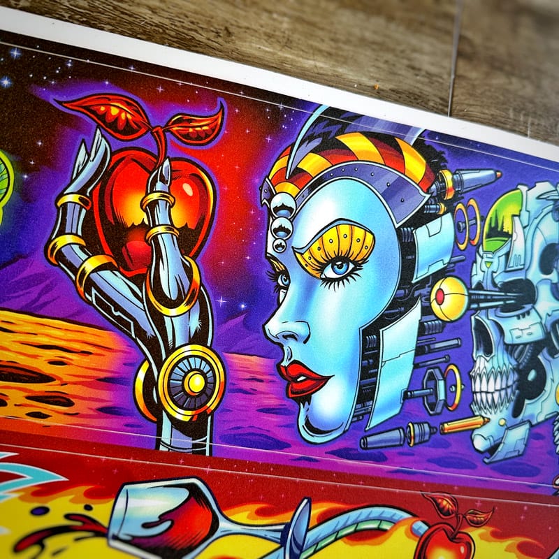 Bride of Pinbot Side Art Blades for Pinball Machines - Flyland Designs ...