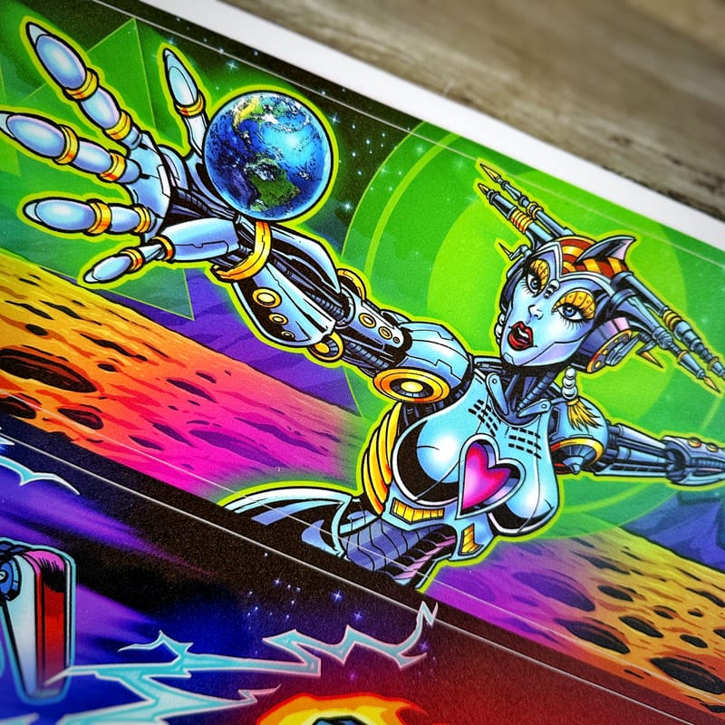 Bride of Pinbot Side Art Blades for Pinball Machines - Flyland Designs ...