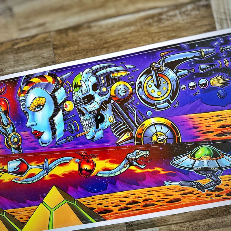 Bride of Pinbot Side Art Blades for Pinball Machines - Flyland Designs ...