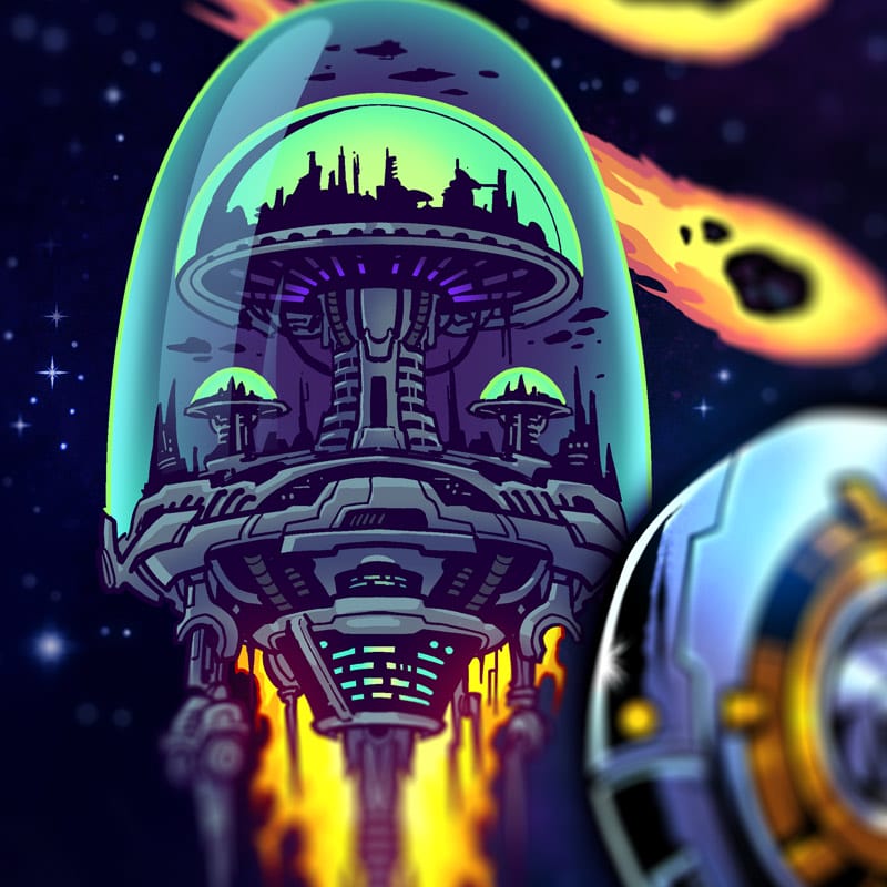 Bride of Pinbot Acrylic Backglass (Limited Edition) - Flyland Designs ...