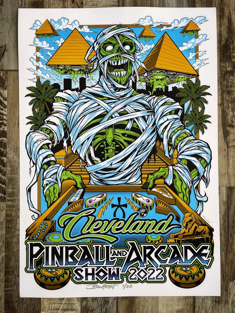 Cleveland Pinball Poster 2022 - Flyland Designs, Freelance Illustration ...