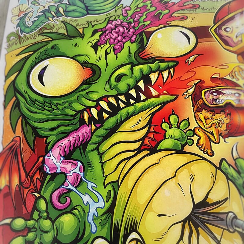 Dig Dug 11"x17" Art Print - Flyland Designs, Freelance Illustration and ...