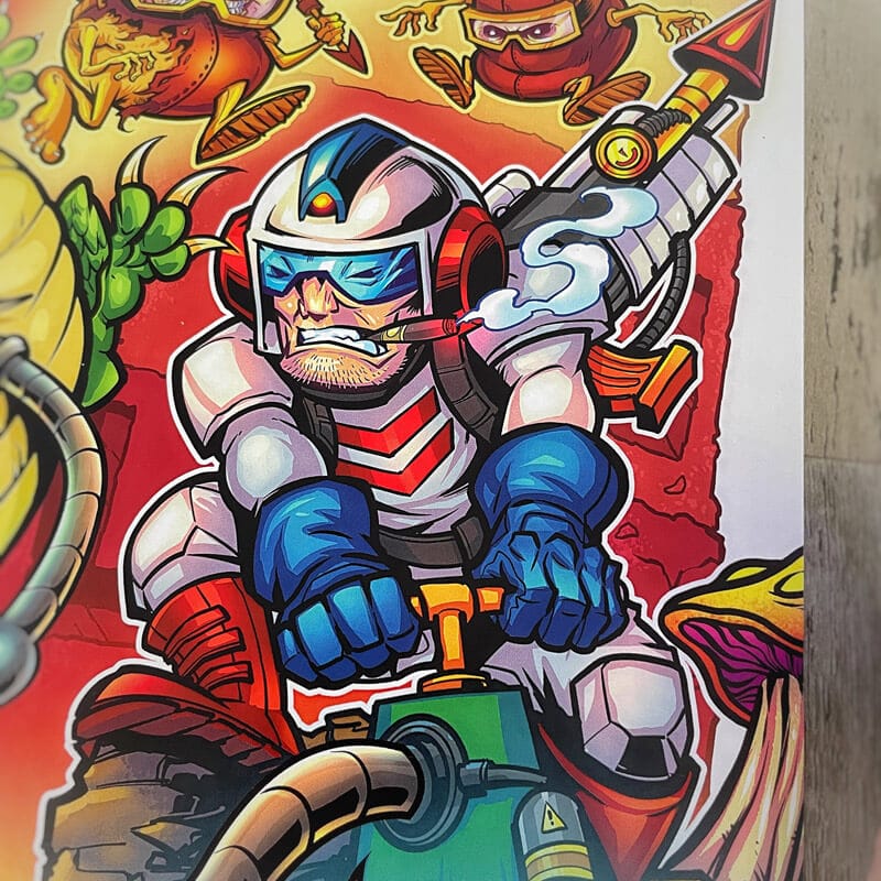 Dig Dug 11"x17" Art Print - Flyland Designs, Freelance Illustration and ...