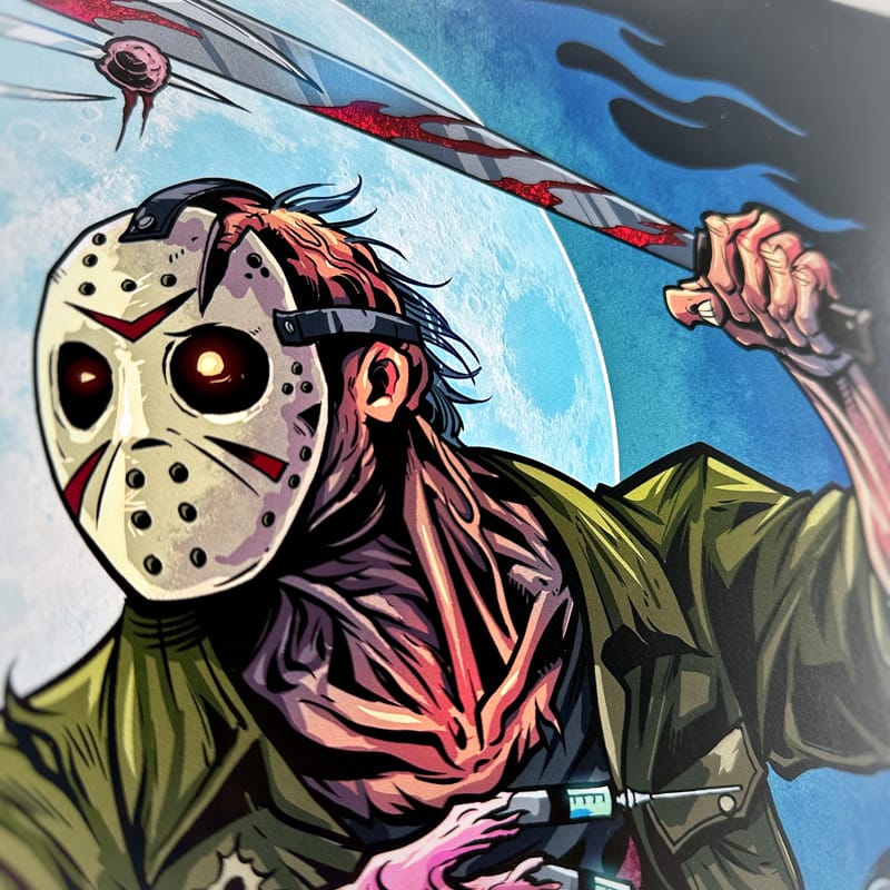 Freddy Vs Jason Tribute 18x24" Art Print - Flyland Designs, Freelance ...