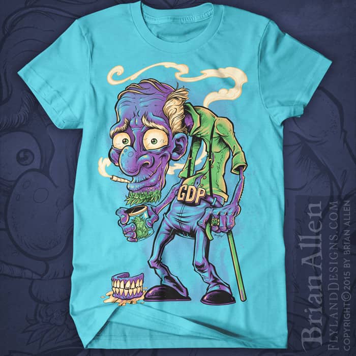Grand Daddy Purps T-Shirt - Flyland Designs, Freelance Illustration and ...