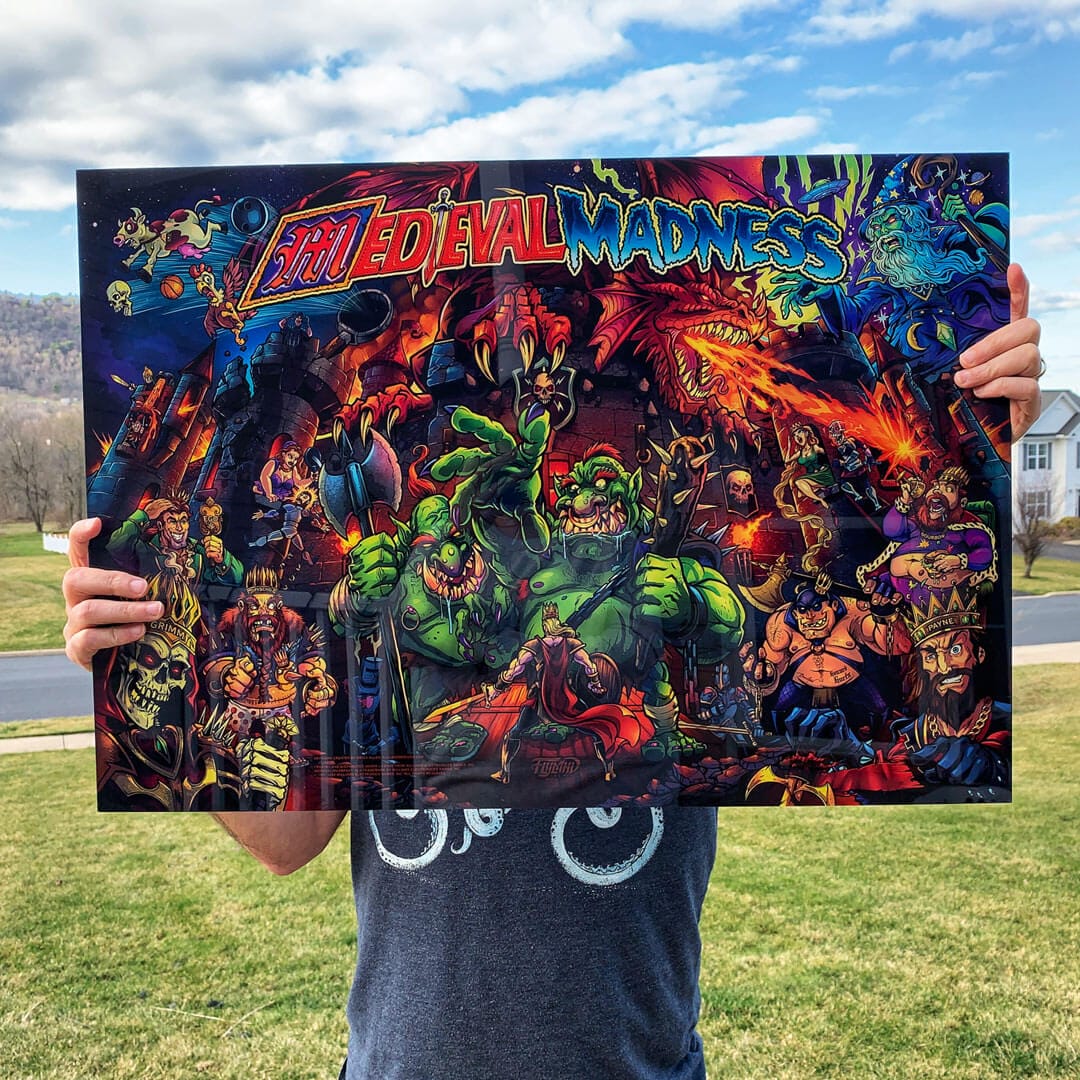 Bride of Pinbot Acrylic Backglass (Limited Edition) - Flyland Designs ...