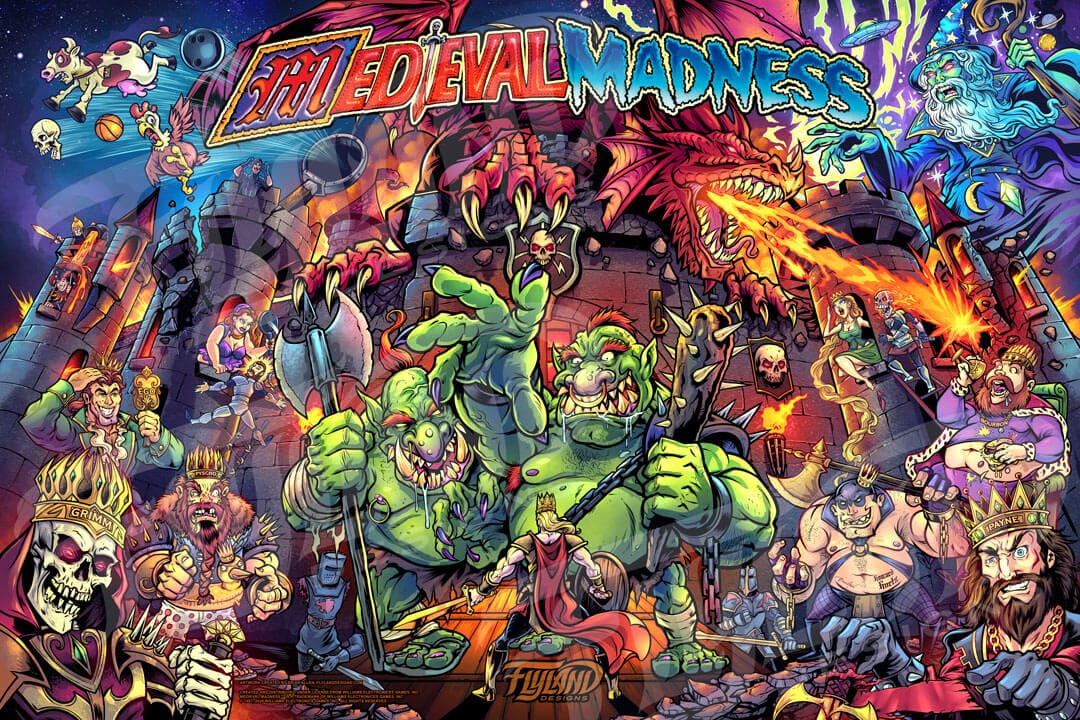 Medieval Madness Vinyl Banner - Flyland Designs, Freelance Illustration ...