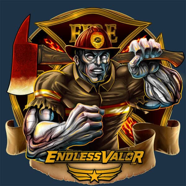 Metal skin Firefighter - Flyland Designs, Freelance Illustration and ...