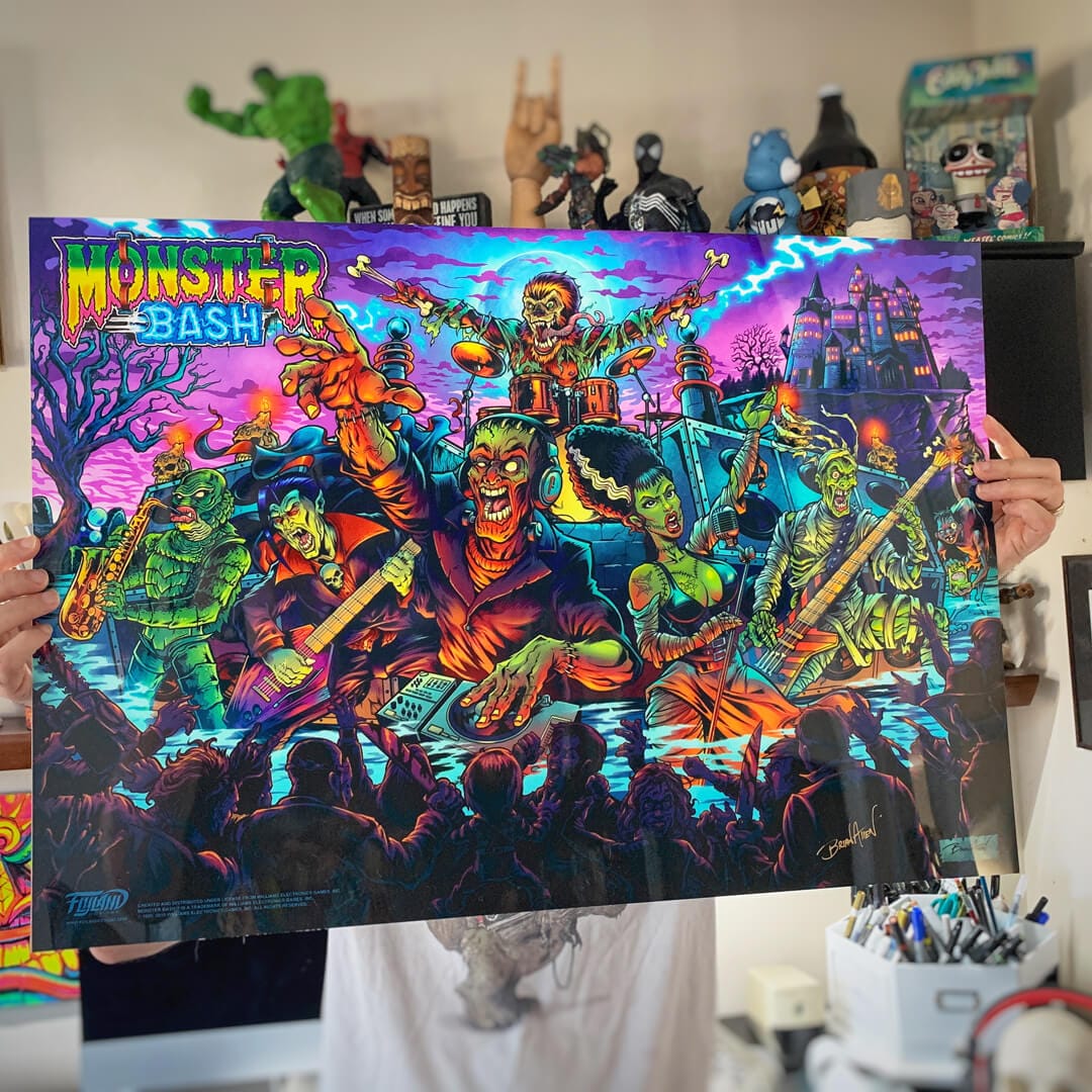 Monster Bash Alternate Translite - Flyland Designs, Freelance ...