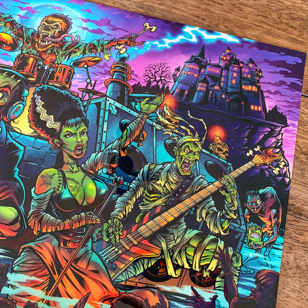 Monster Bash Alternate Translite - Flyland Designs, Freelance ...