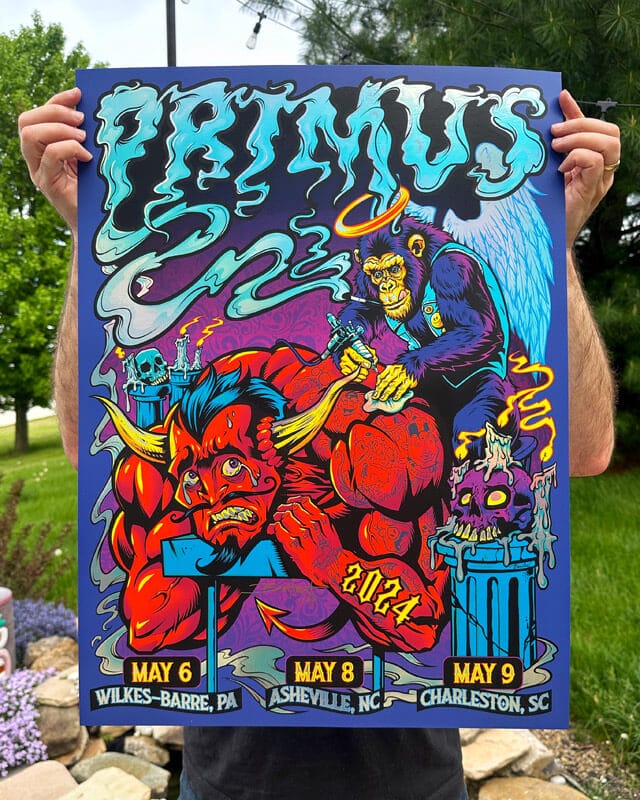 Primus Wilkes-Barre VIP Poster - Flyland Designs, Freelance ...