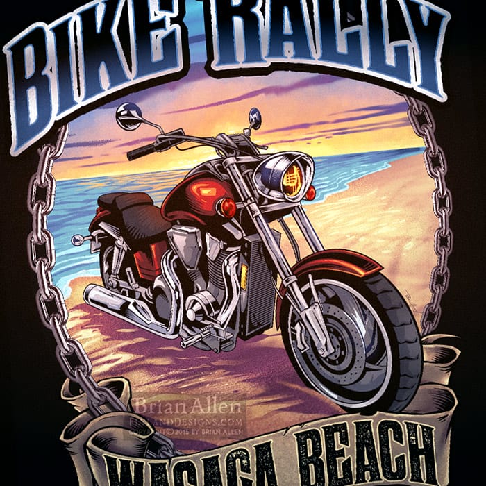 Wasaga Beach Rally Poster - Flyland Designs, Freelance Illustration and ...