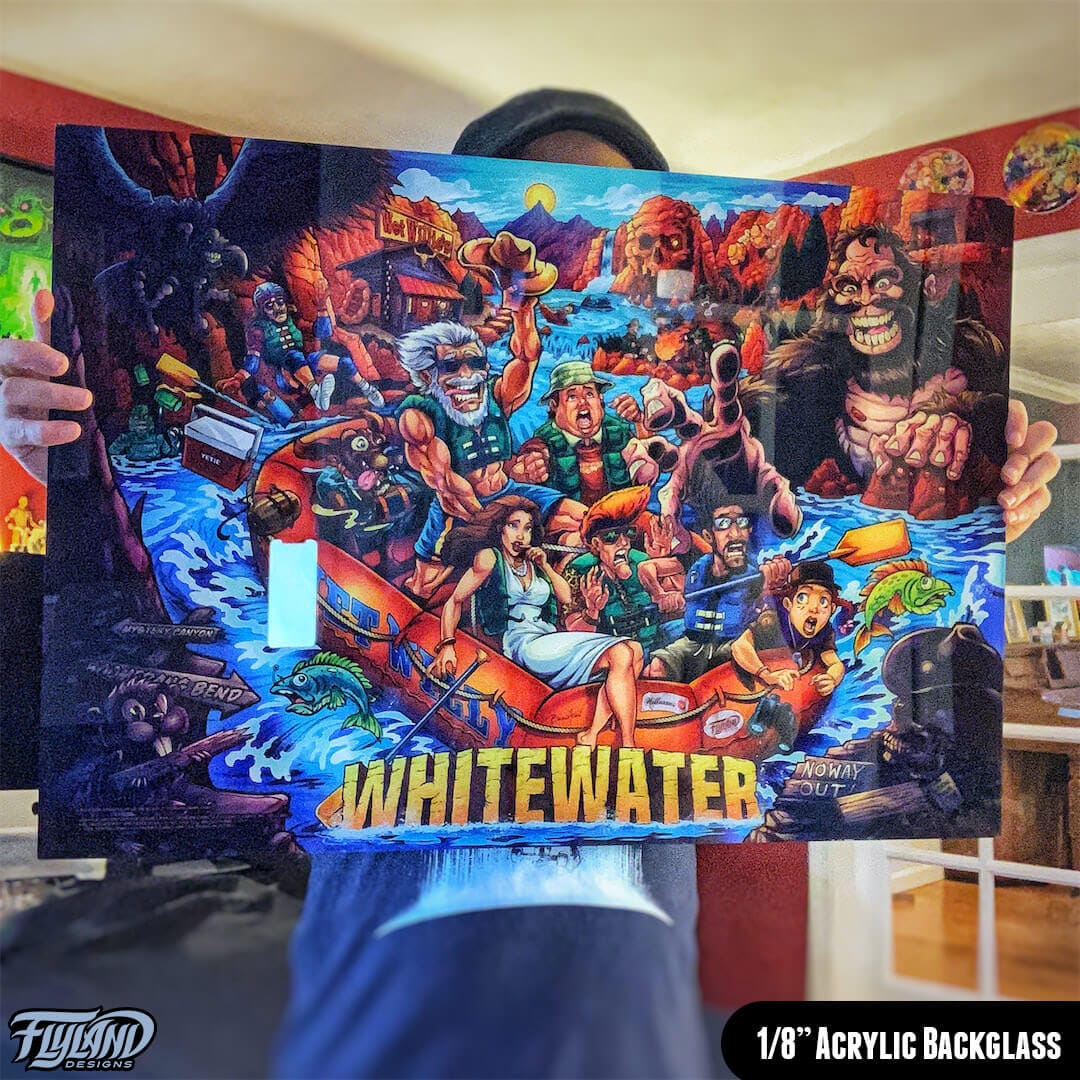 White Water Alternate Acrylic Backglass (Limited Edition) - Flyland ...