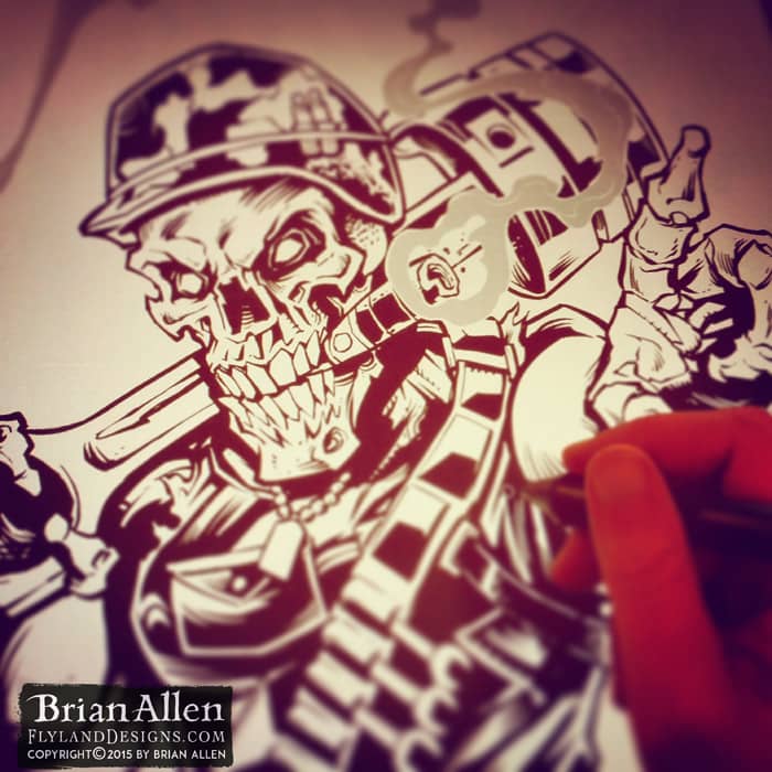 Mascot Logo Design for Commando Racing Gear - Flyland Designs ...